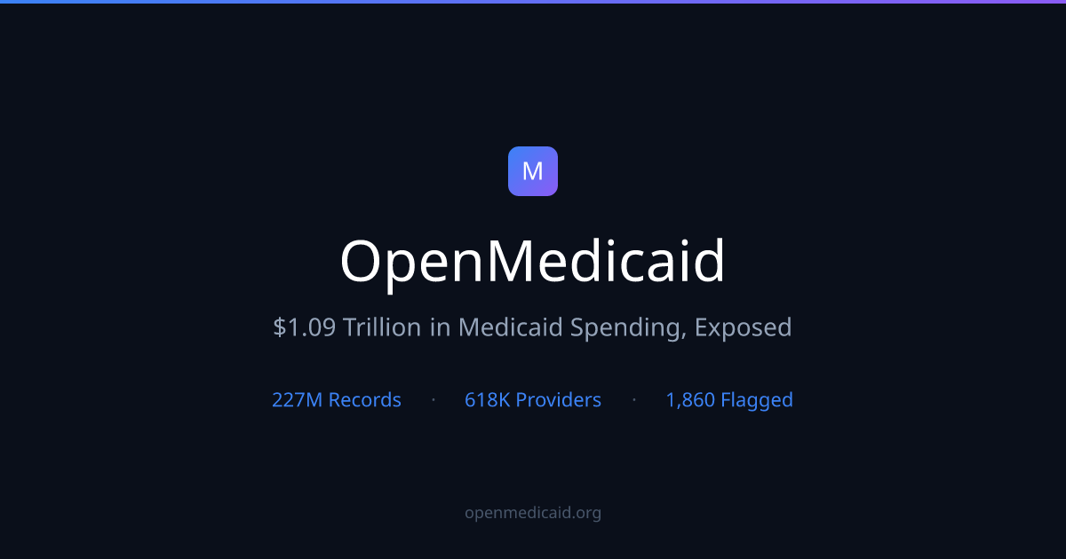 Medicaid Provider Lookup by NPI or Name — OpenMedicaid